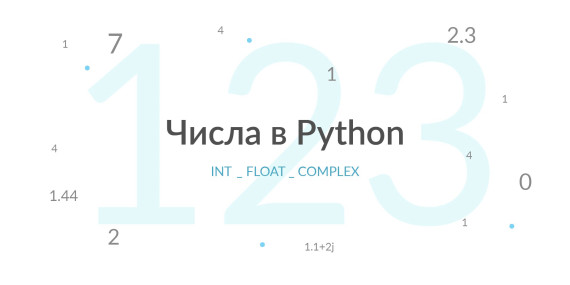 Числа в Python - int, float, complex. Операции с числами